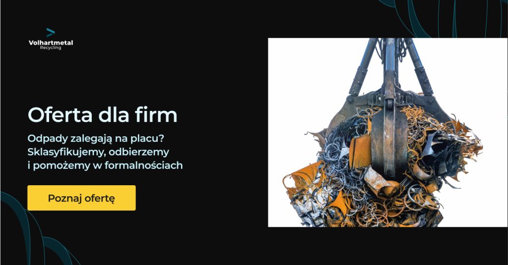 Scrap purchase offer for companies - Volhartmetal